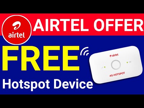 Airtel New Offer : Get Airtel WiFi Hotspot Device Free | JioFi Vs ...