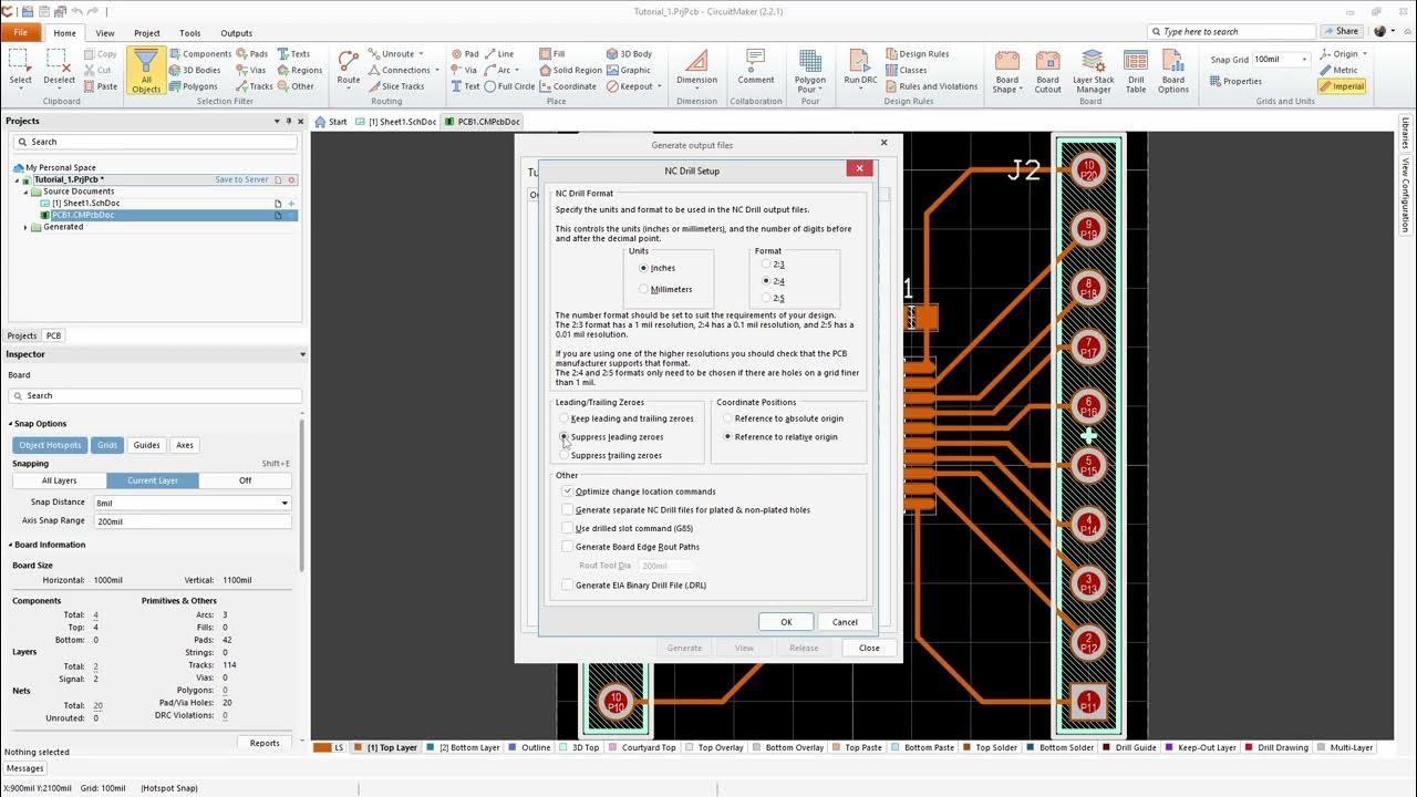 Tutorial - Exporting a design from CircuitMaker 2 to JLCPCB - YouTube