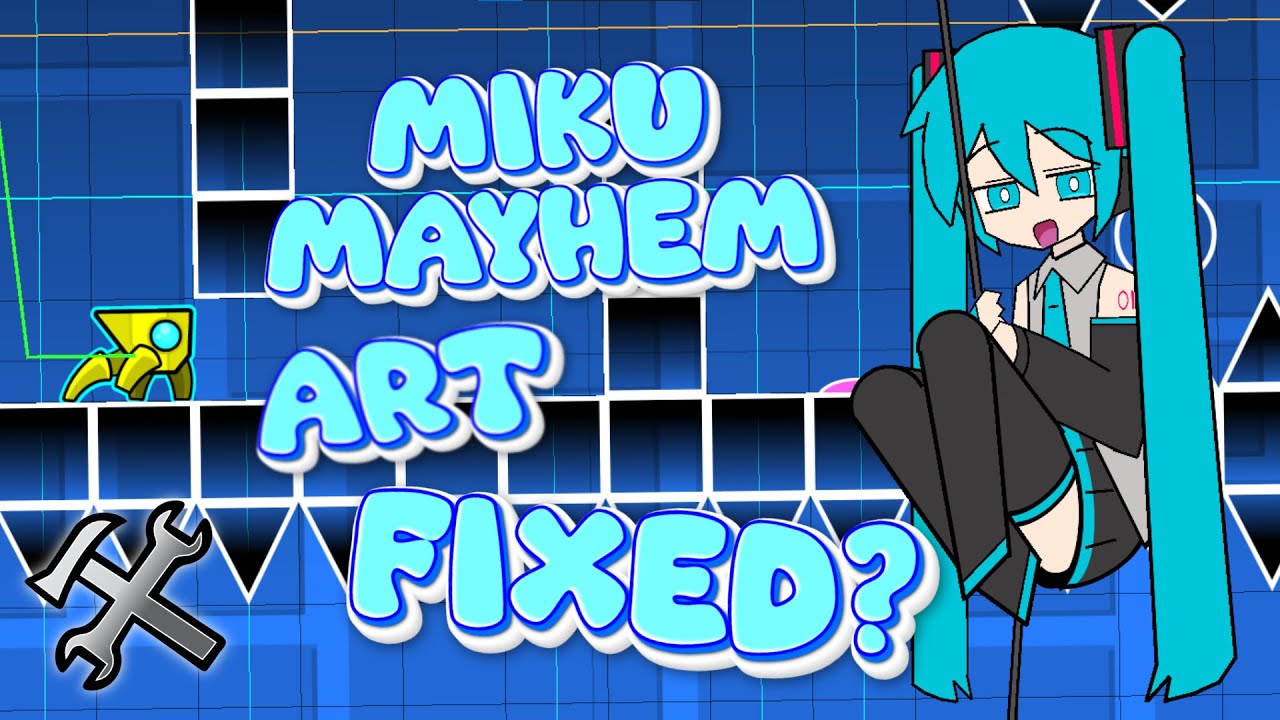 Updates on my level "Miku Mayhem" after three months (Geometry Dash ...