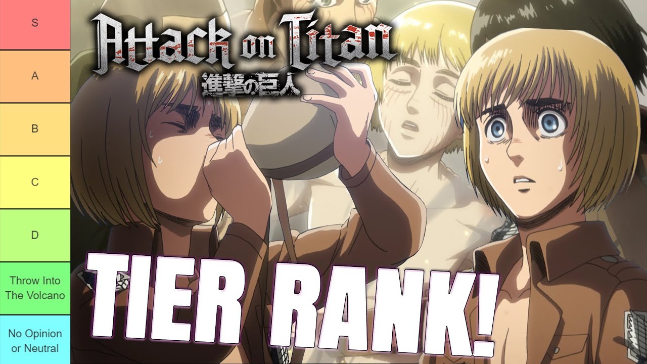 Ranking ALL MALE Attack On Titan Characters - YouTube