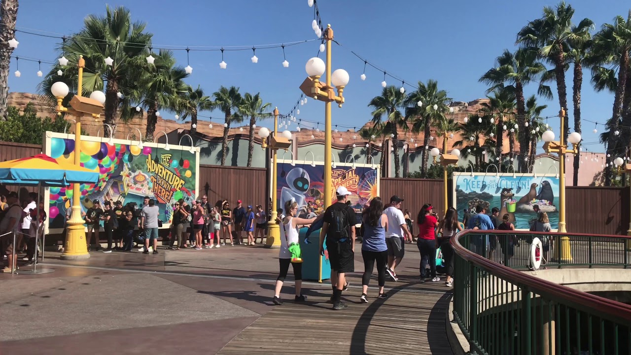 Pixar Pier 2018 Walkthrough (4K) - YouTube
