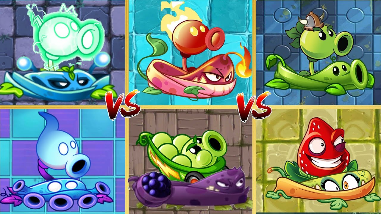 PvZ 2 Gameplay | Power Vine Team & All Vines Team Challenge - Who Will ...