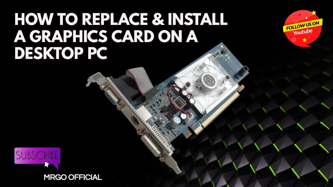 How to install Video Card on Desktop PC - YouTube