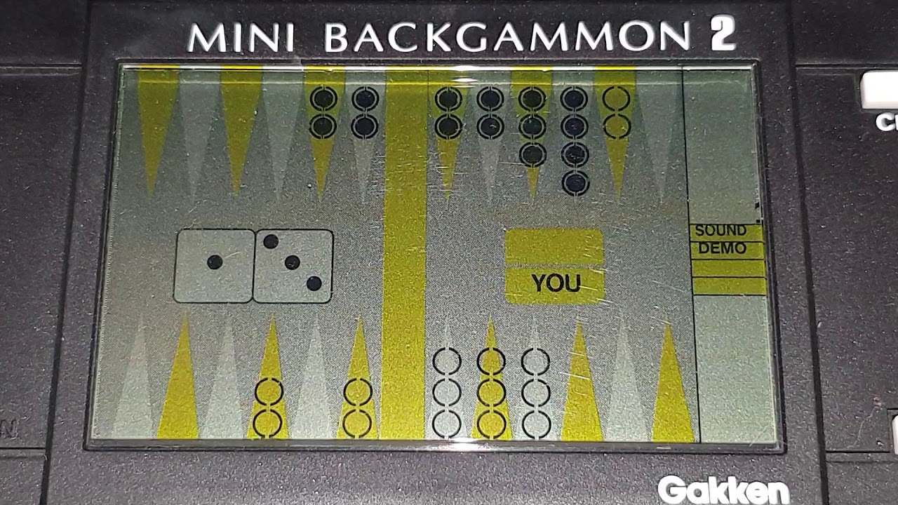 Gakken Mini Backgammon 2 Gameplay - YouTube