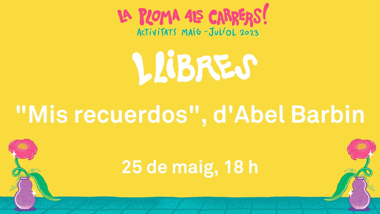 Presentació del llibre "Mis recuerdos". d'Abel Barbin - YouTube