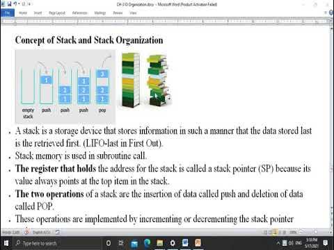 STACK ORGANIZATION - YouTube