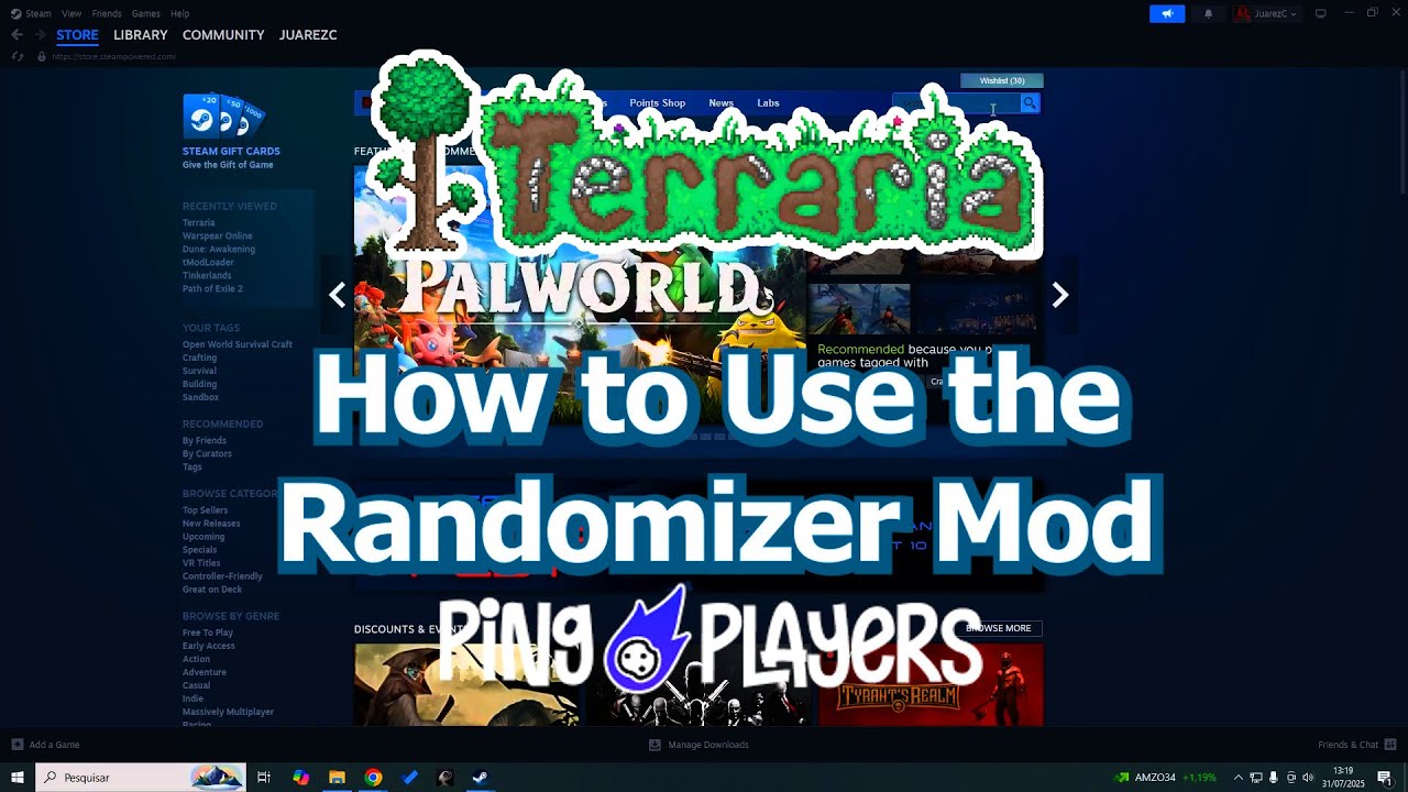How to Use the Randomizer Mod in Terraria - YouTube
