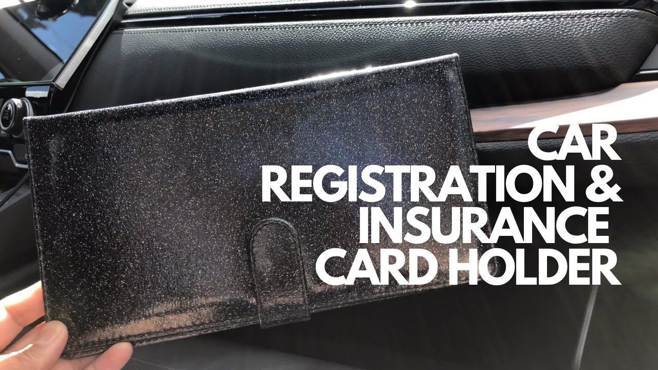 Car Registration and Insurance Card Holder - YouTube