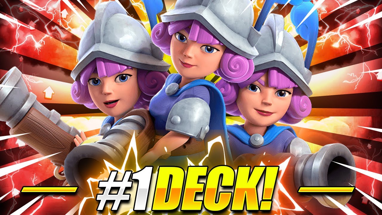 You NEED to LEARN the New #1 Deck in Clash Royale!! Three Musketeers OP ...