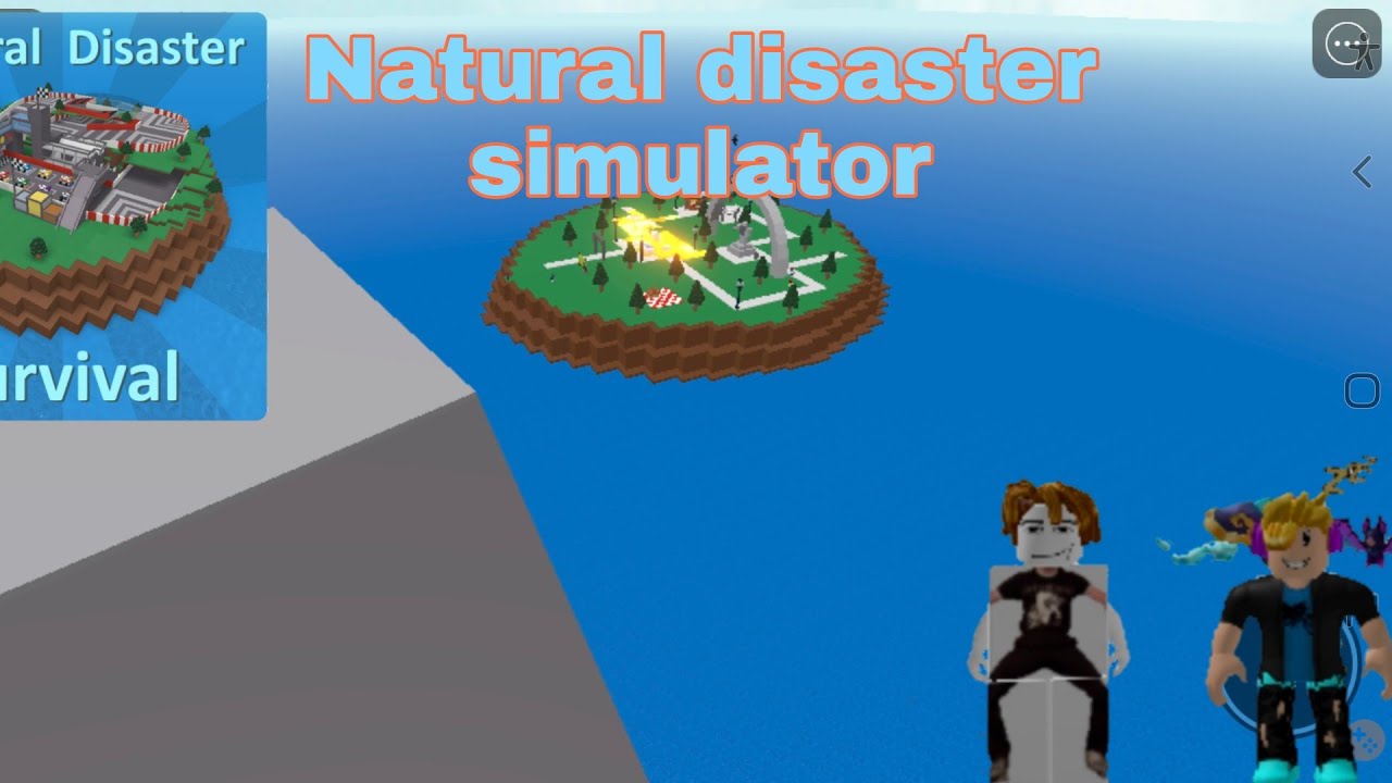 Natural disaster simulator | Roblox | Con mi amigo MOGUS - YouTube
