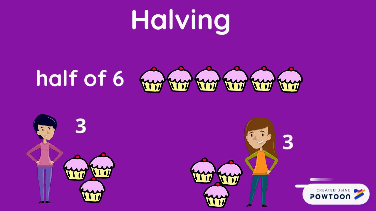 Halving - Maths - YouTube