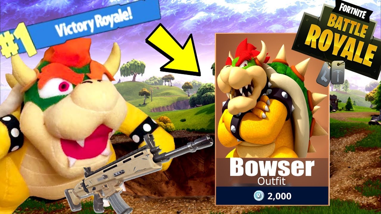 Bowser CHALLENGE In Fortnite! [LEGENDARY SCAR!] | Fortnite Battle ...