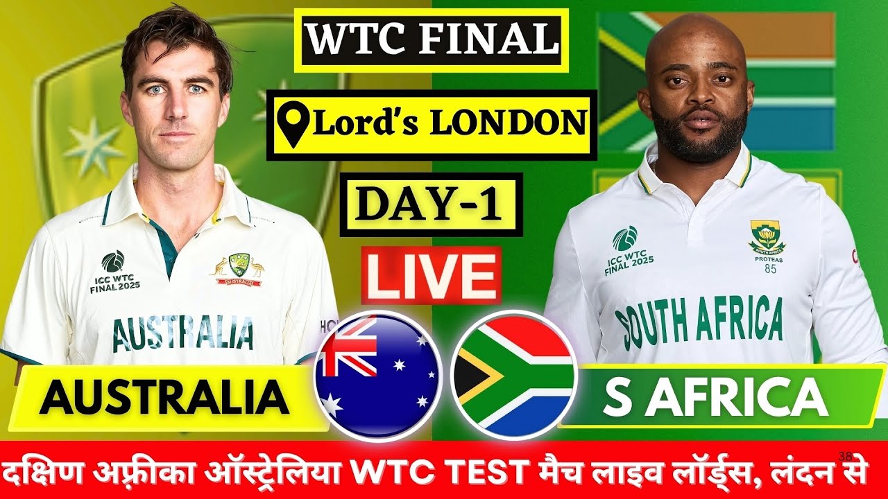 🔴WTC Final Live: South Africa vs Australia Live Scores | SA vs AUS Live ...