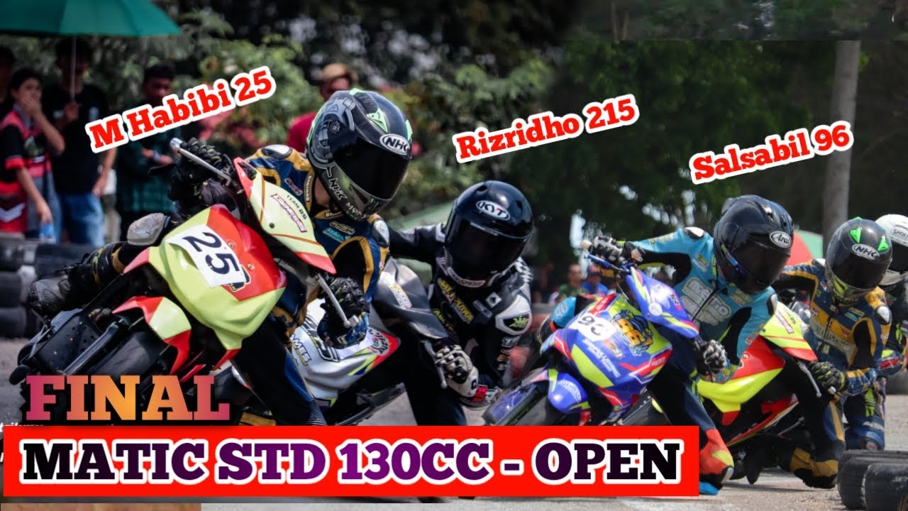 MATIC STANDART 130CC - OPEN | KEJURPROV SERI 1 ROAD RACE KALBAR SIRKUIT ...