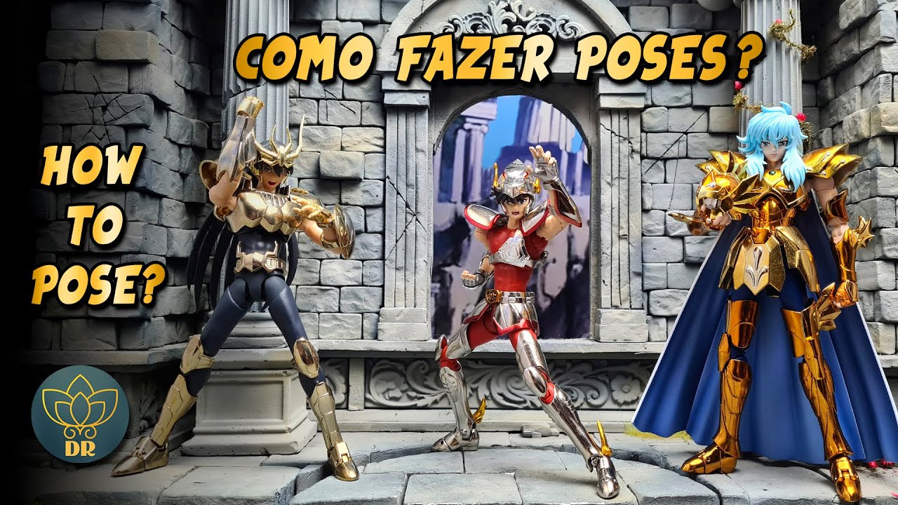 Como fazer Poses em Action figures? vídeo dica.