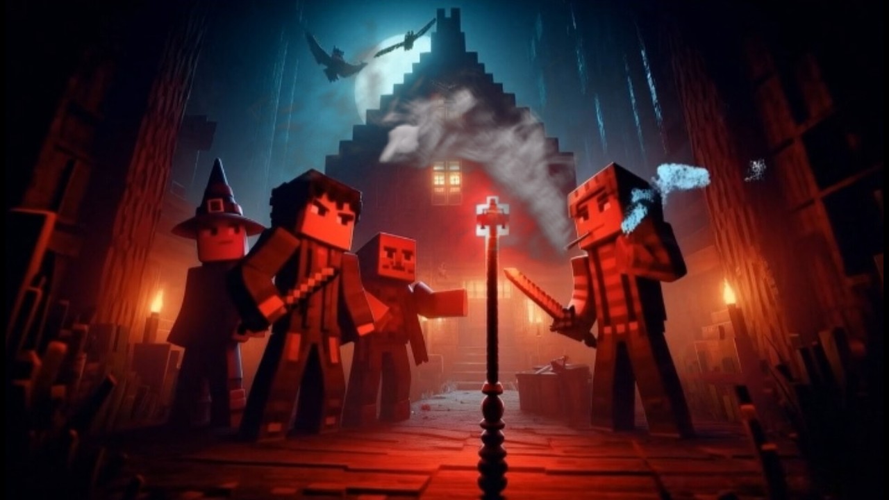 Minecraft Secret Magic Staff Found in a Hidden Cave - YouTube