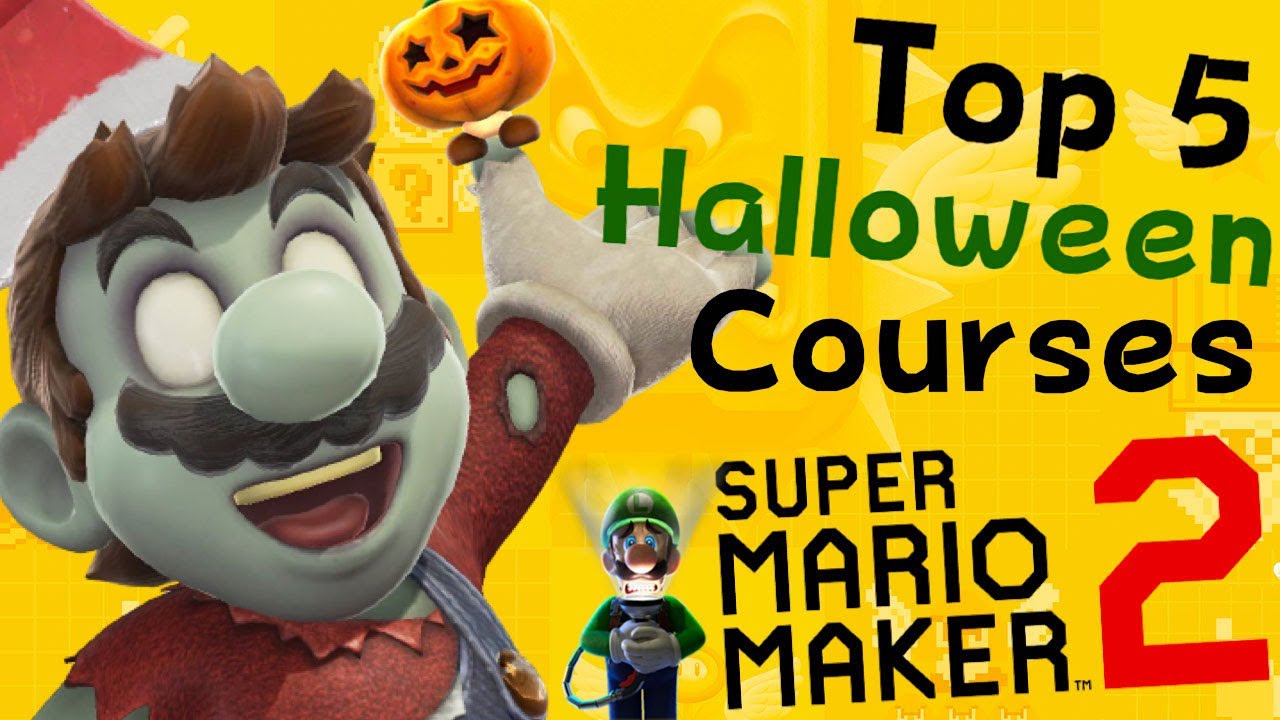 Top 5 Halloween Courses Super Mario Maker 2 - YouTube