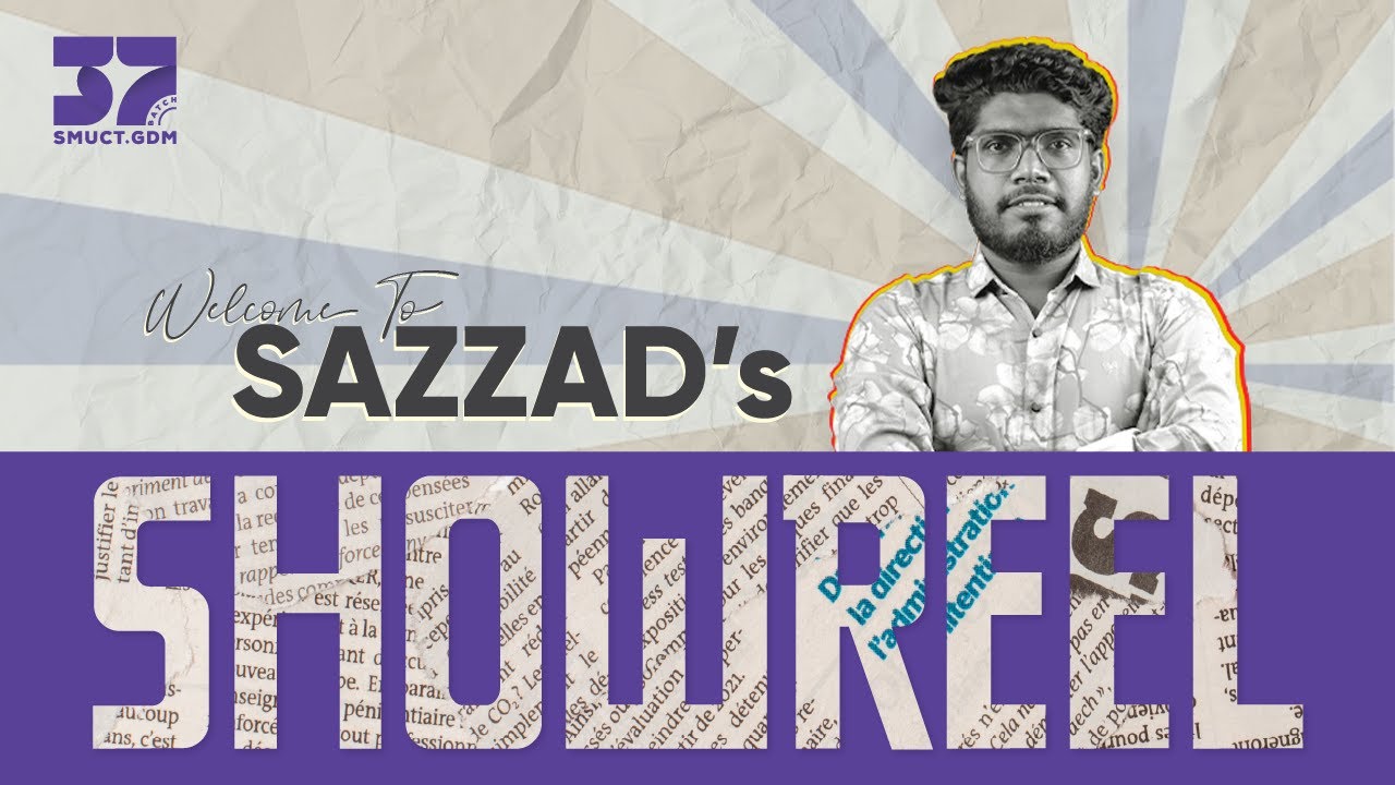 GRAPHIC DESIGNERS SHOWREEL 2024 || SAZZAD'S PORTFOLIO - YouTube