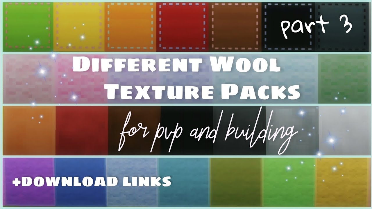 aesthetic wool textures packs [MCPE] | pvp & building | part 3 ...