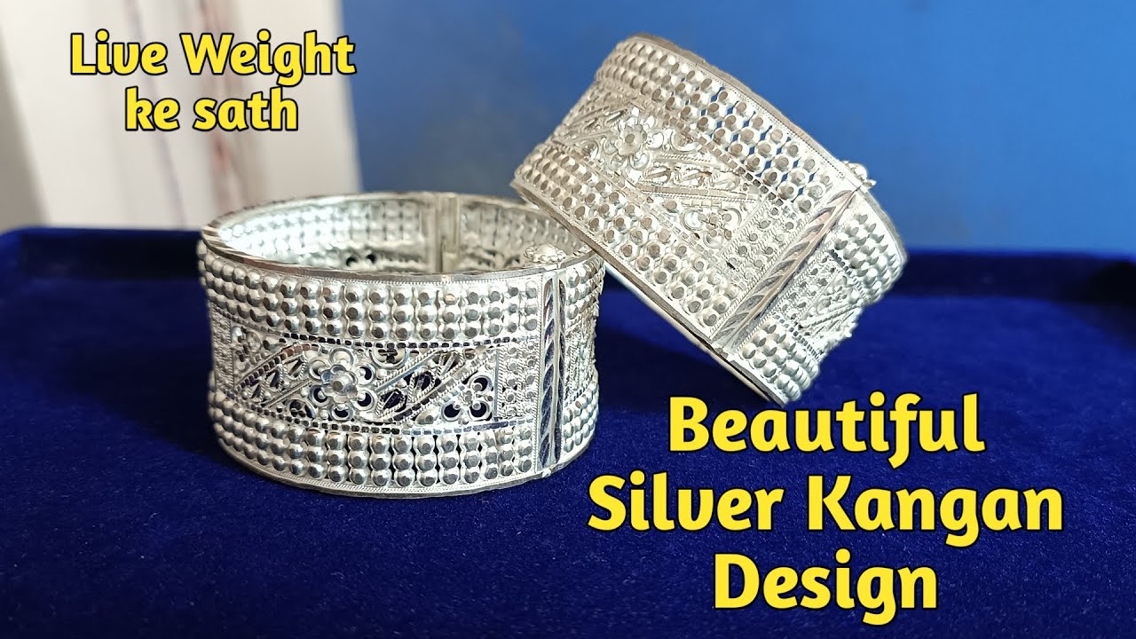 Beautiful Silver Kangan Design for wedding ues @Jpjewellers - YouTube