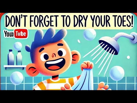 Why It’s Important to Dry Between Your Toes! | Fun Foot Care for Kids ...