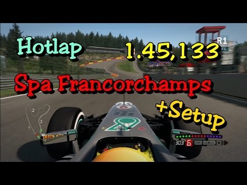 F1 2013 | Spa Francorchamps | Qualifying, Time Trail Hotlap + Setup | Belgian GP | PS3 HD Belgien