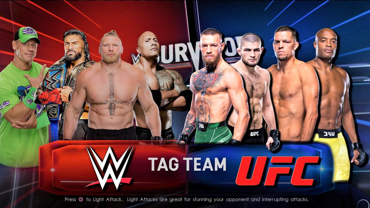 WWE vs. UFC | Tag Team ELIMINATION Match | WWE 2K22 - YouTube