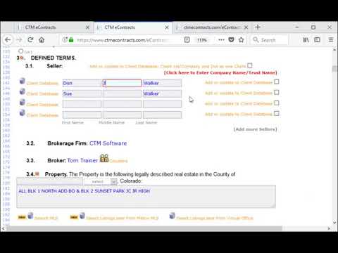 CTM eContracts Overview - YouTube