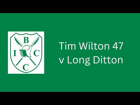 Tim Wilton 47 v Long Ditton 1s - YouTube