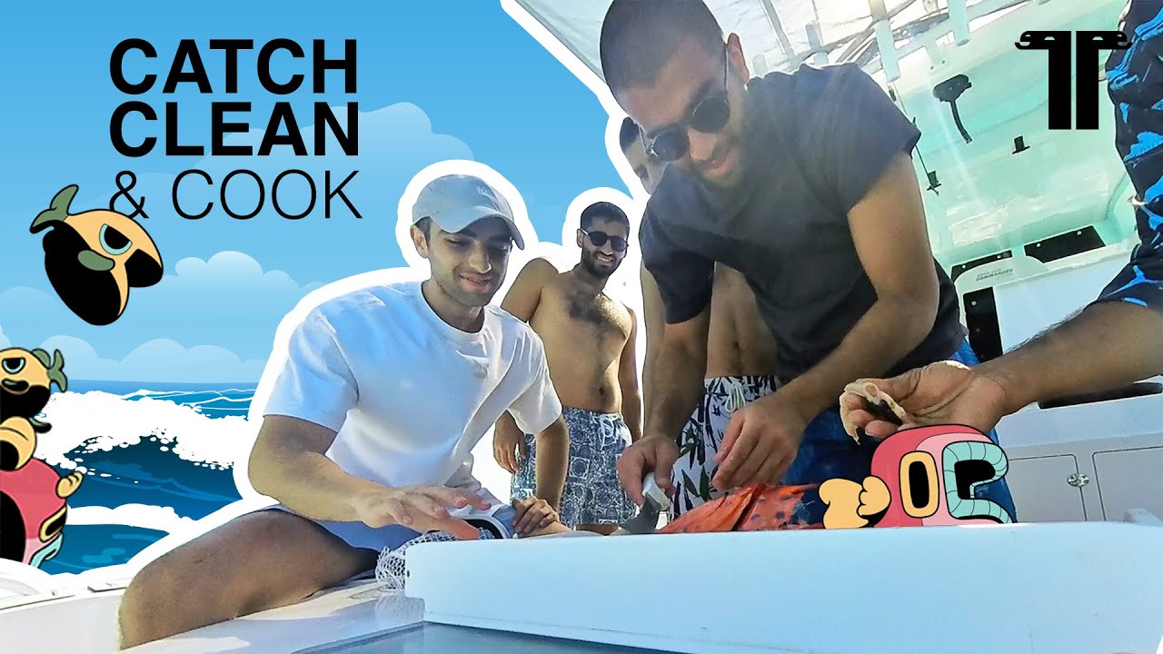 Catch, clean, Cook at the Red Sea. - YouTube