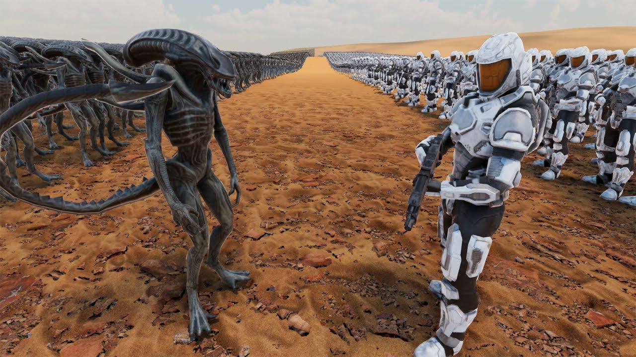 ALIENS VS STAR WARS SOLDIERS (EPIC BATTLE) - Ultimate Epic Battle ...