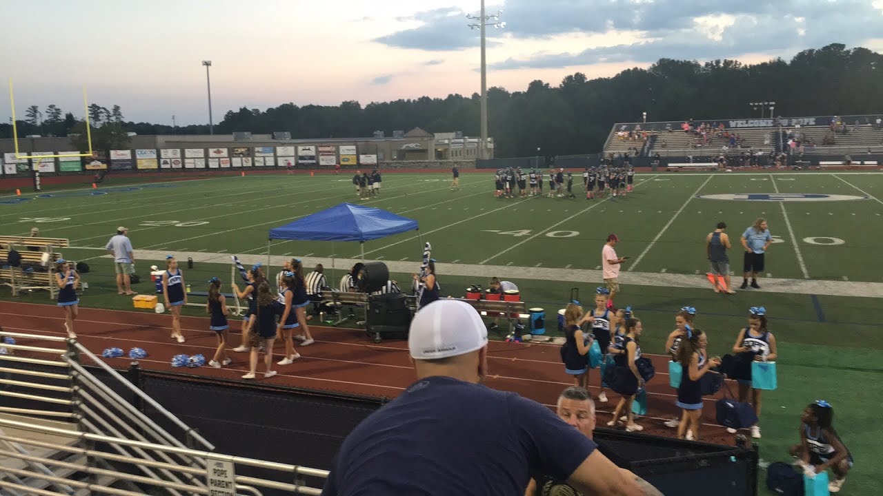 Pope junior football 8th grade vs Marietta 10/6 - YouTube