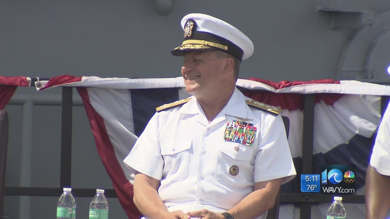 Admiral Bill Gortney retires after 39 years - YouTube