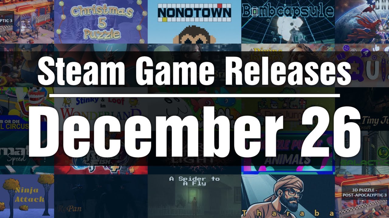 New Steam Games - Tuesday December 26 2023 - YouTube