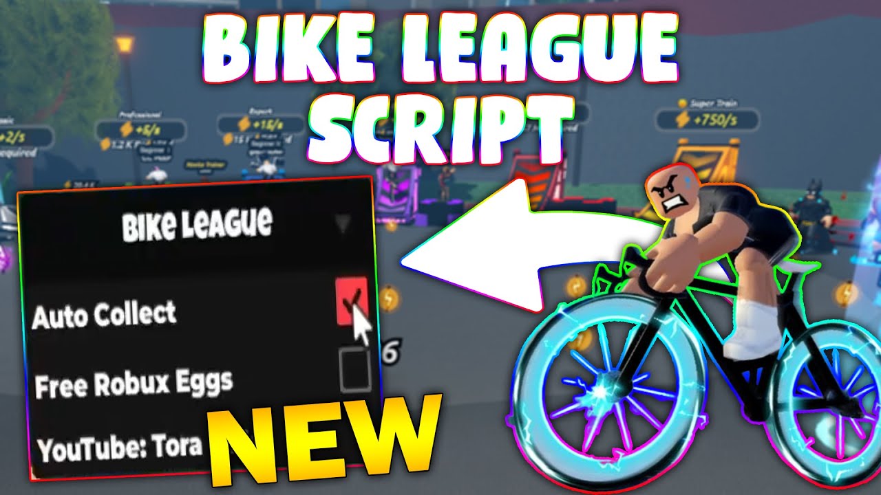 *NEW* Bike League Script (PASTEBIN 2024) (AUTO COLLECT , FREE ROBUX ...