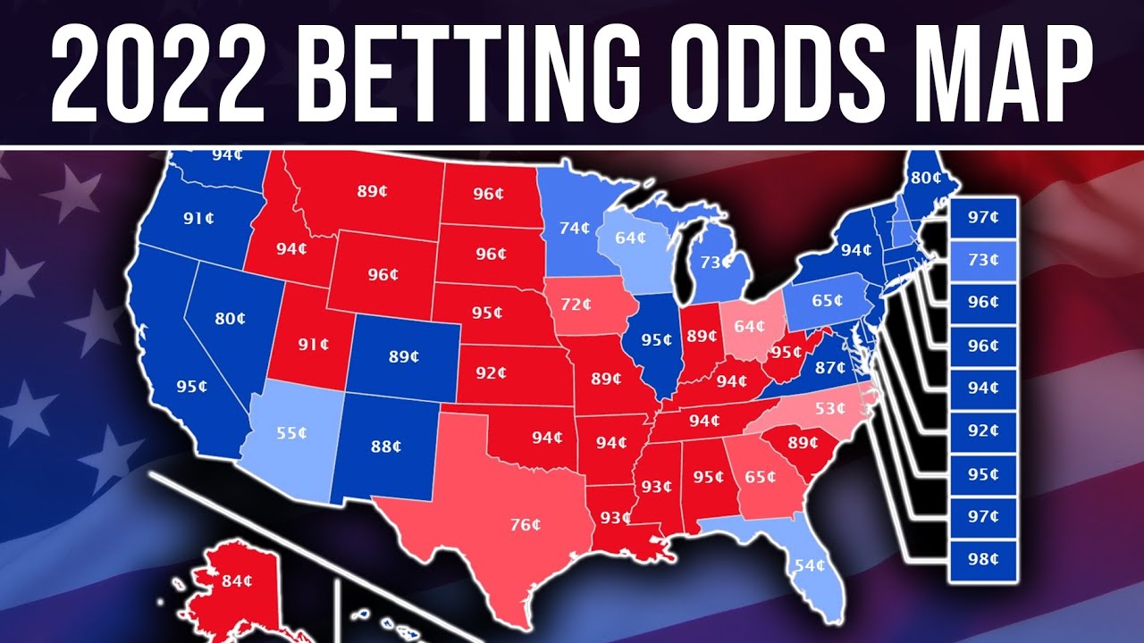 The 2022 Governors Map Based On Betting Odds | 2022 Election Analysis ...