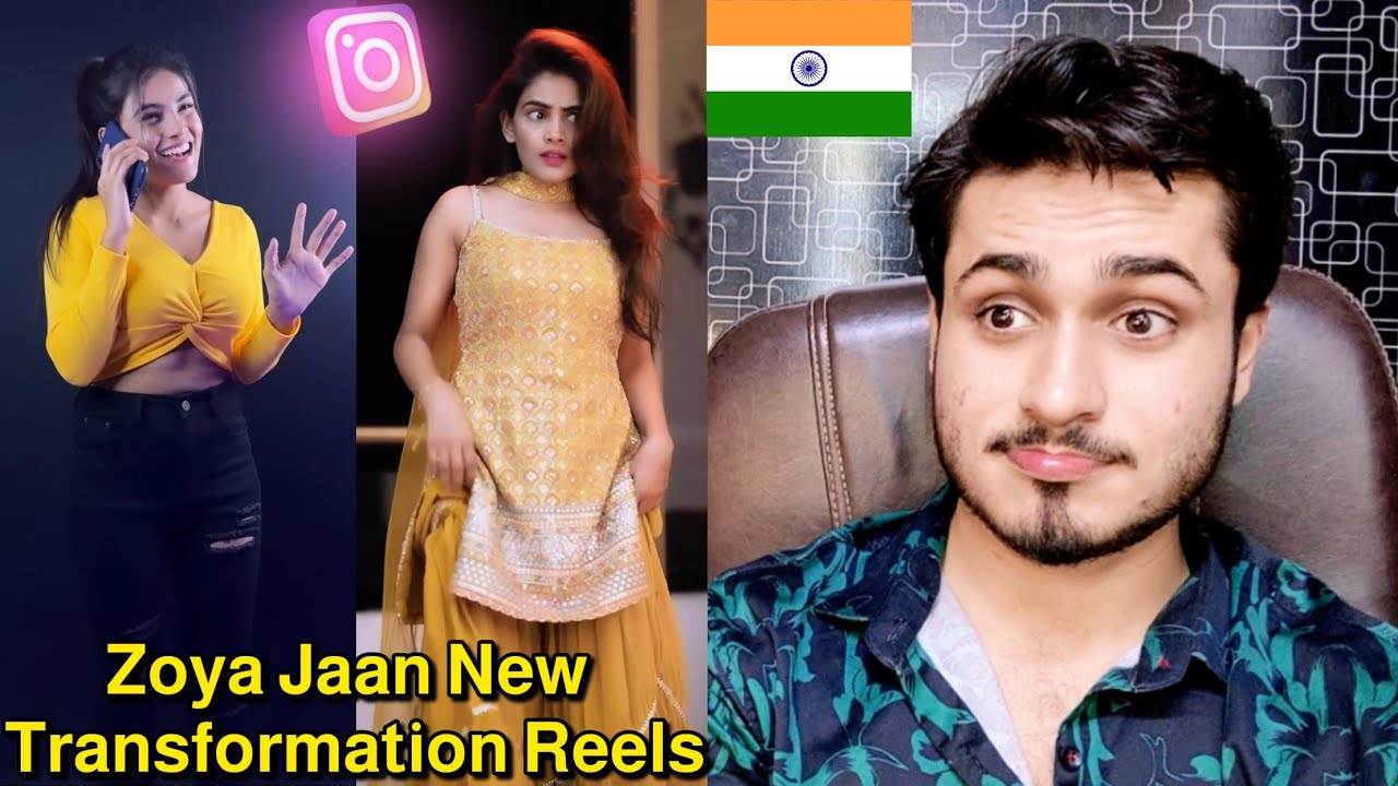 Pakistani React on Zoya JAAn Transition Video Reels | Zoya JAAn ...