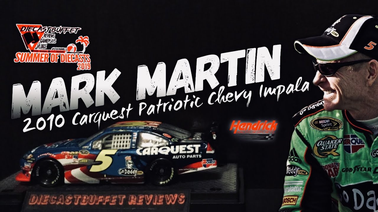 2010 MARK MARTIN CARQUEST PATRIOTIC CHEVROLET IMPALA Diecastbuffet ...