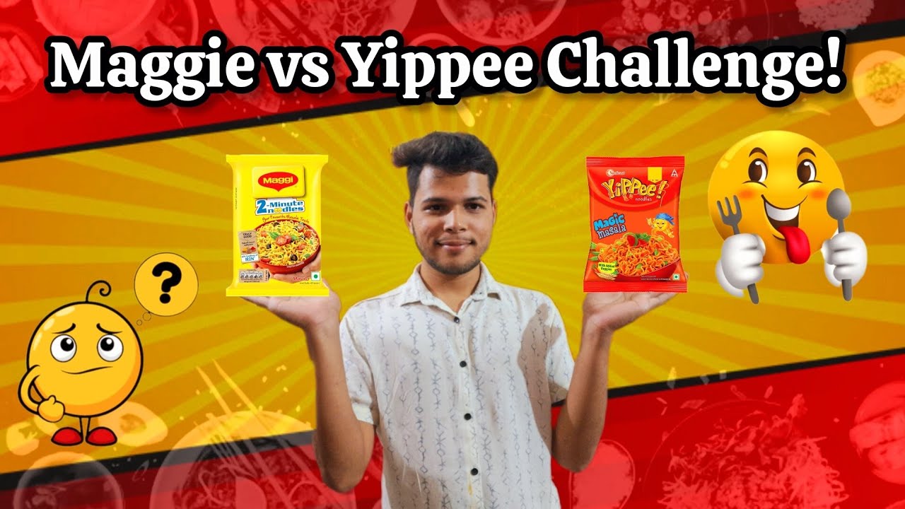 Maggie vs Yippee Challenge ️ ️ | #maggie #yippee #cooking #youtubevideo ...