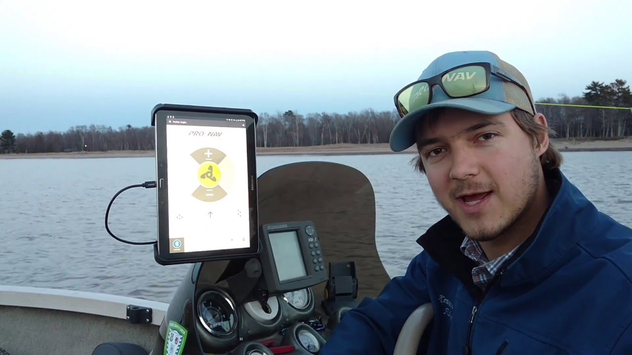 Using ProNav Angler for Near Shore Trolling - YouTube
