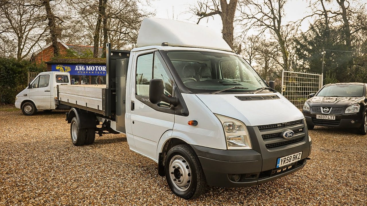 2008 Ford Transit Tipper walkaround - YouTube