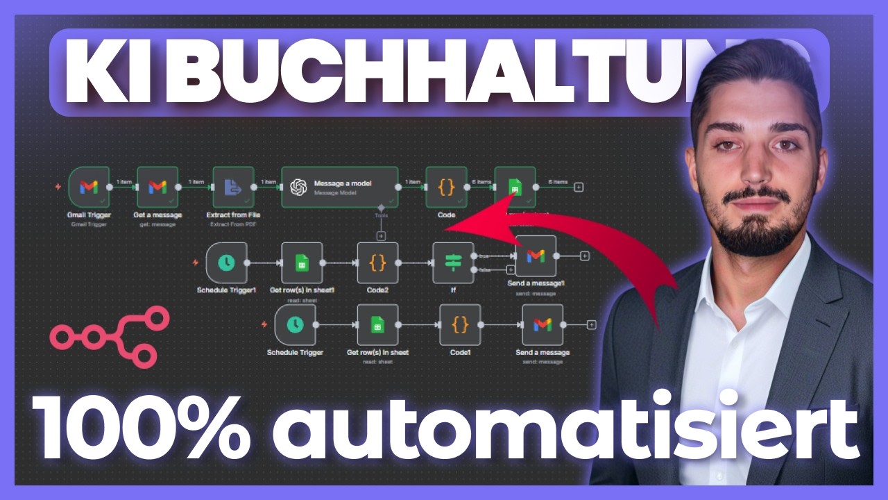 KI automatisiert deine Buchhaltung (mit n8n & GPT) - YouTube