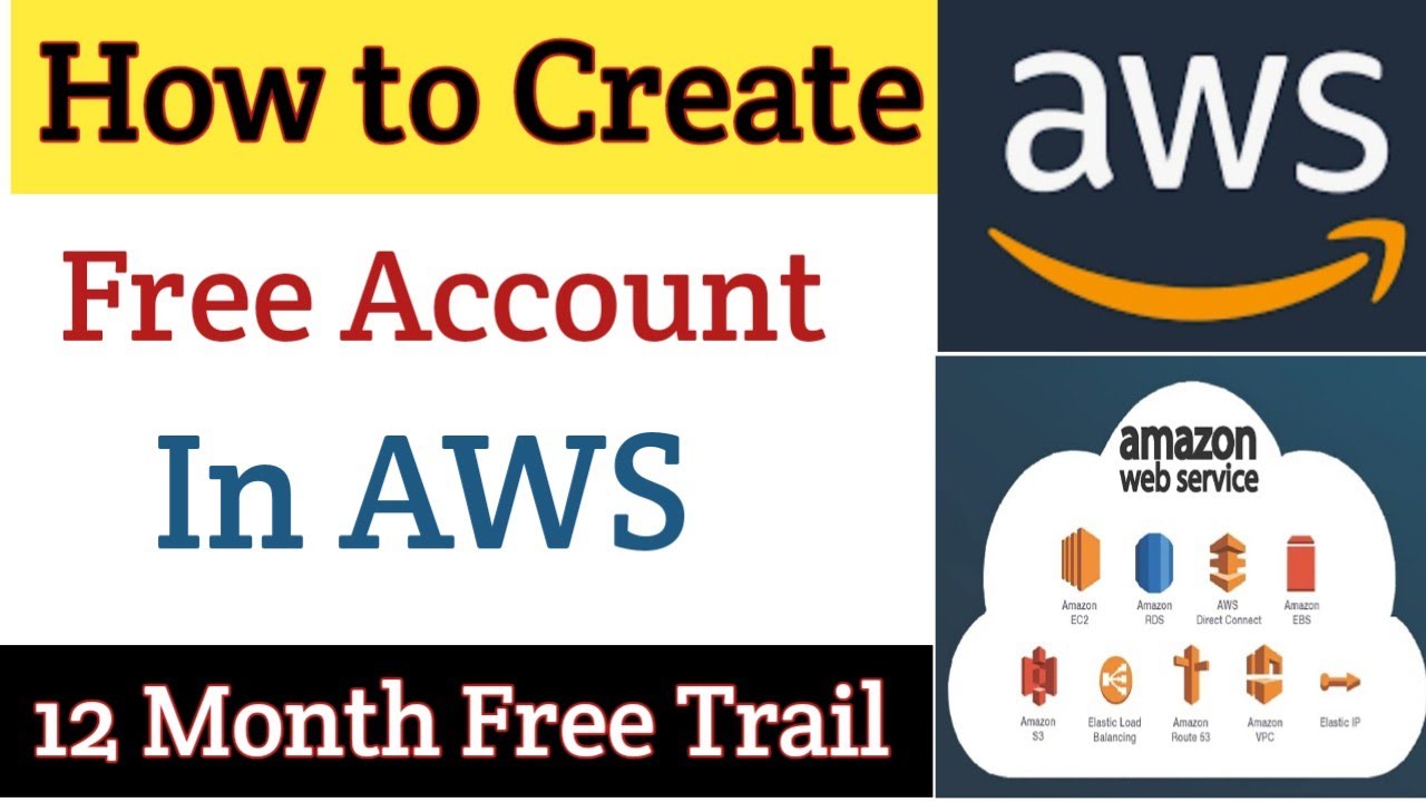 How to Create Free Account in AWS | Free Trail for 12 Month - YouTube