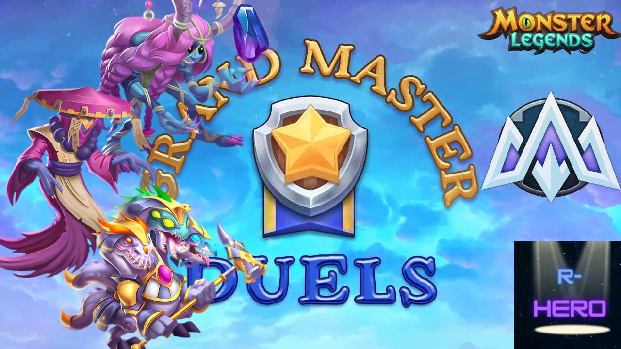 Grand Master duels (combates algo troll). Monster legends - YouTube
