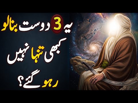 Quotes About Allah In Urdu | Make These (3) Friends... You Will Never Be Lonely | Golden Words