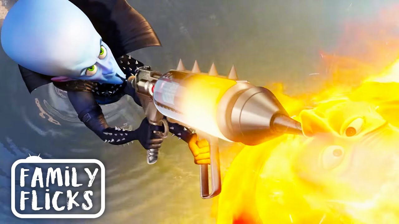 Megamind vs. Titan (Final Fight Scene) | Megamind (2010) | Family ...