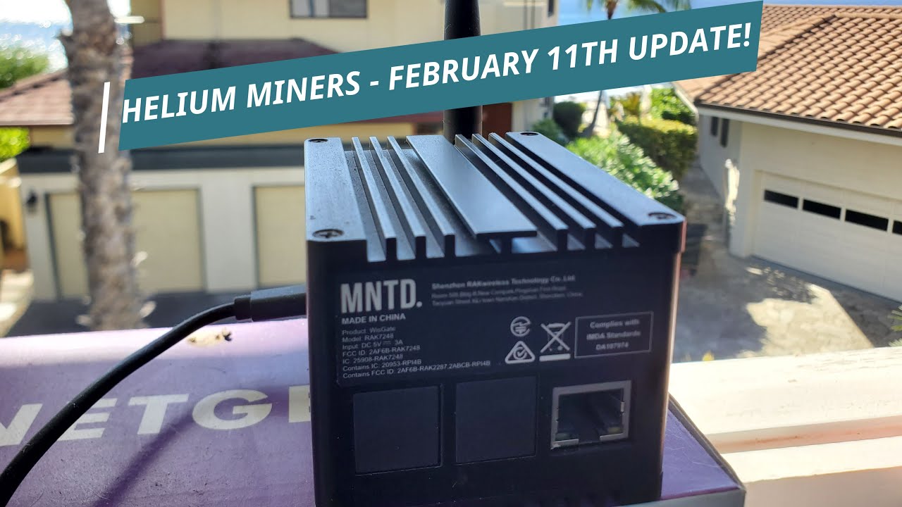 One Minute Crypto - 🤠🤙 Helium Miner Update | Feb 11th | Stats/Earnings ...