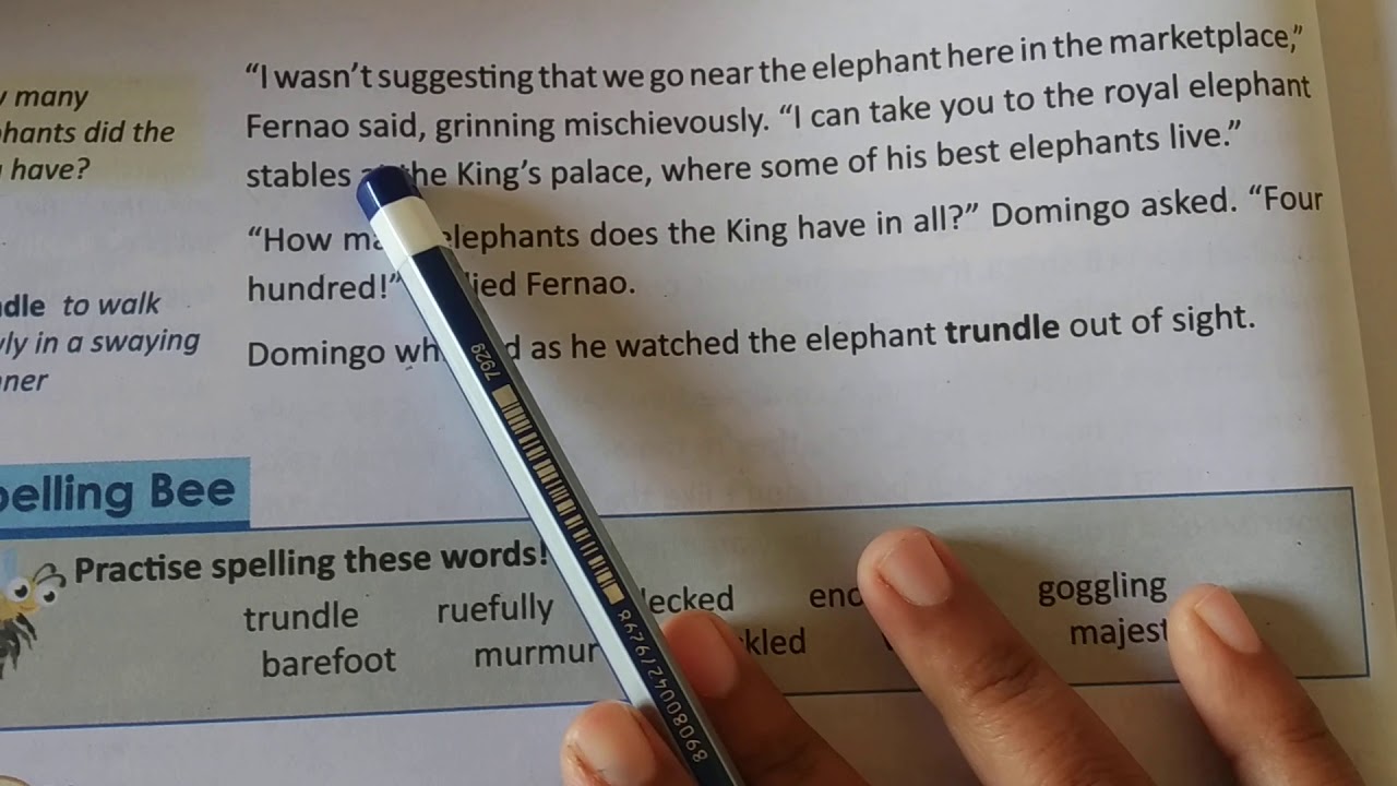 Class-4th English chapter-7 (part-1 b) - YouTube