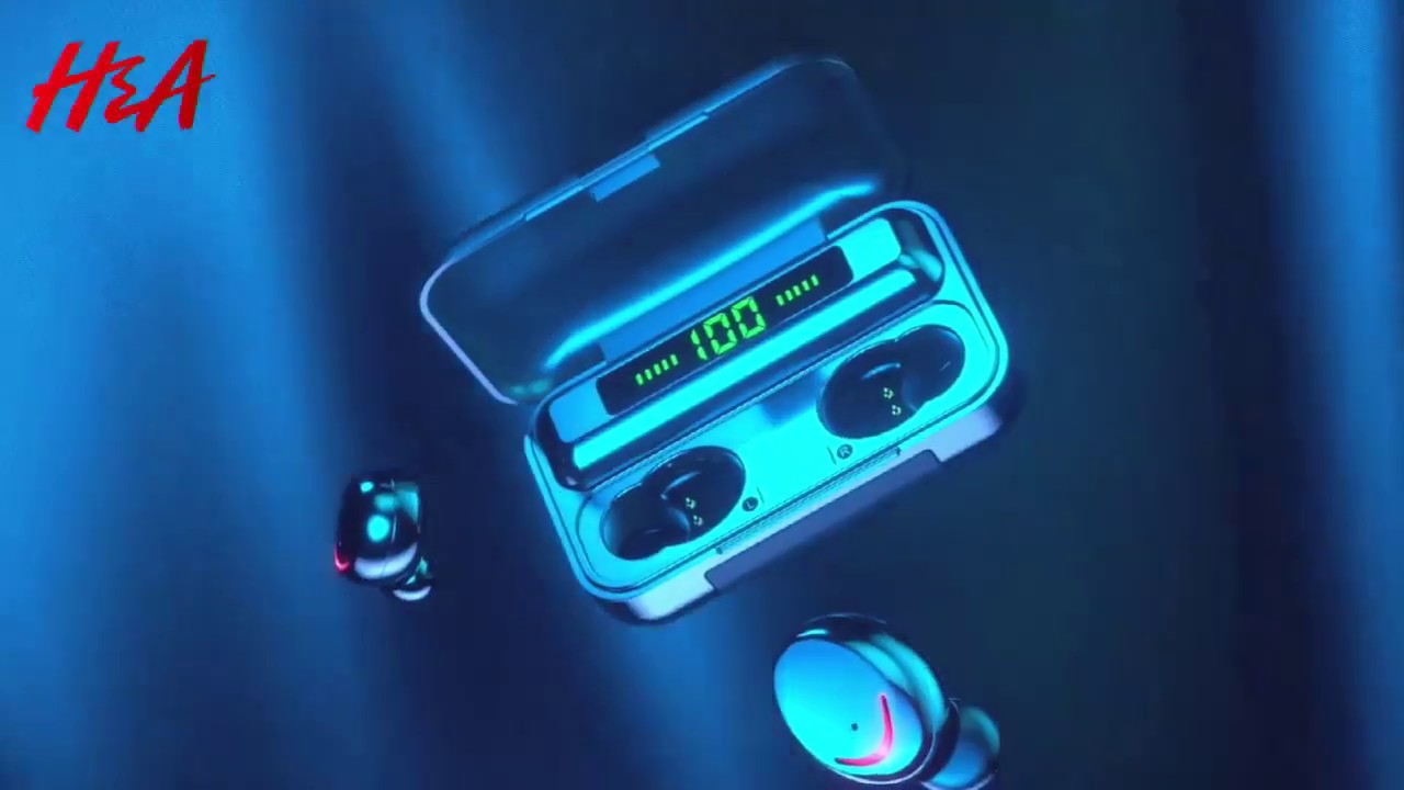 H&A TWS-F9-8 Bluetooth Earphones - YouTube