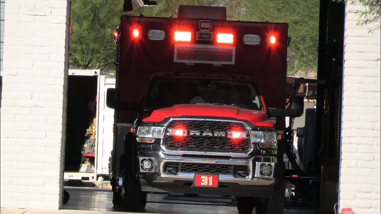 Phoenix Fire Department. Rescue 31 Responding - YouTube